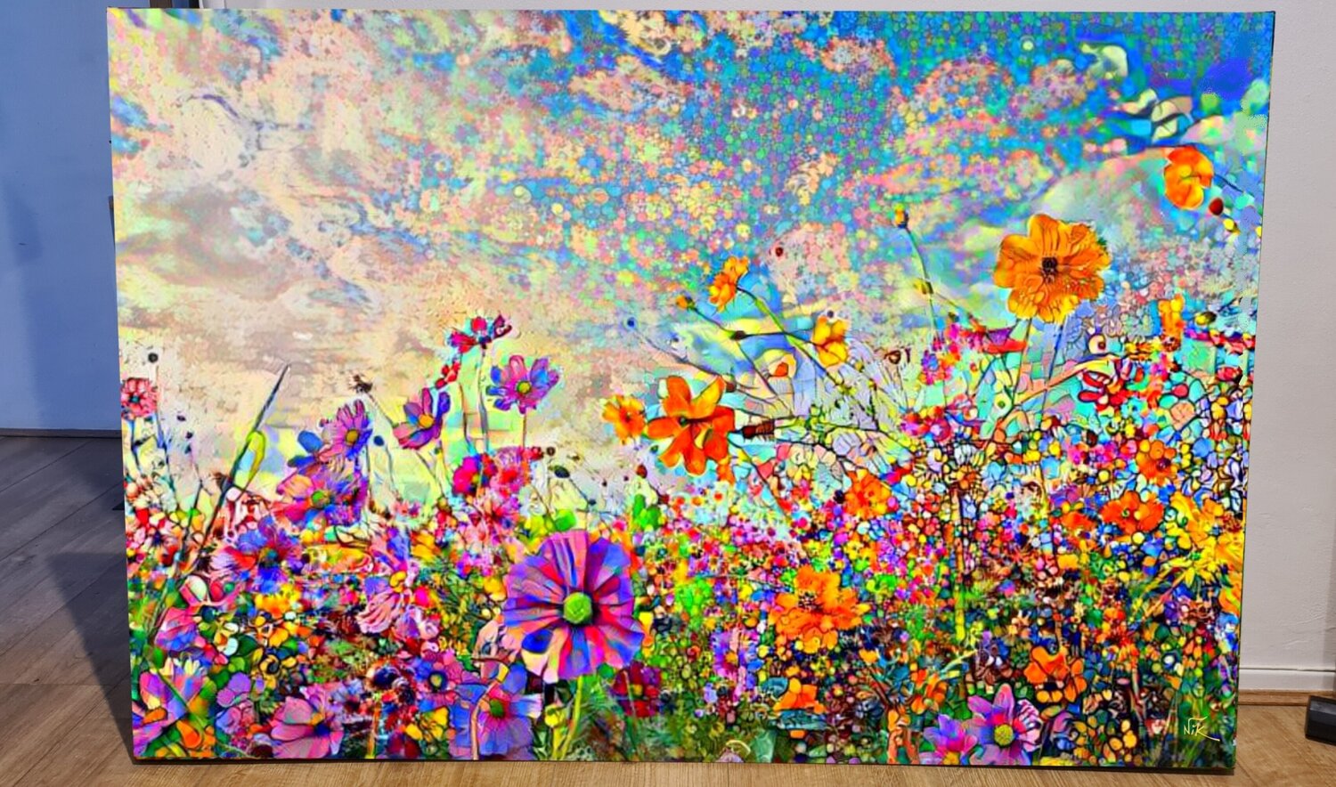 MODERN WILDFLOWERS de Nik Tod (2022) : Peinture Acrylique, Sérigraphie ...