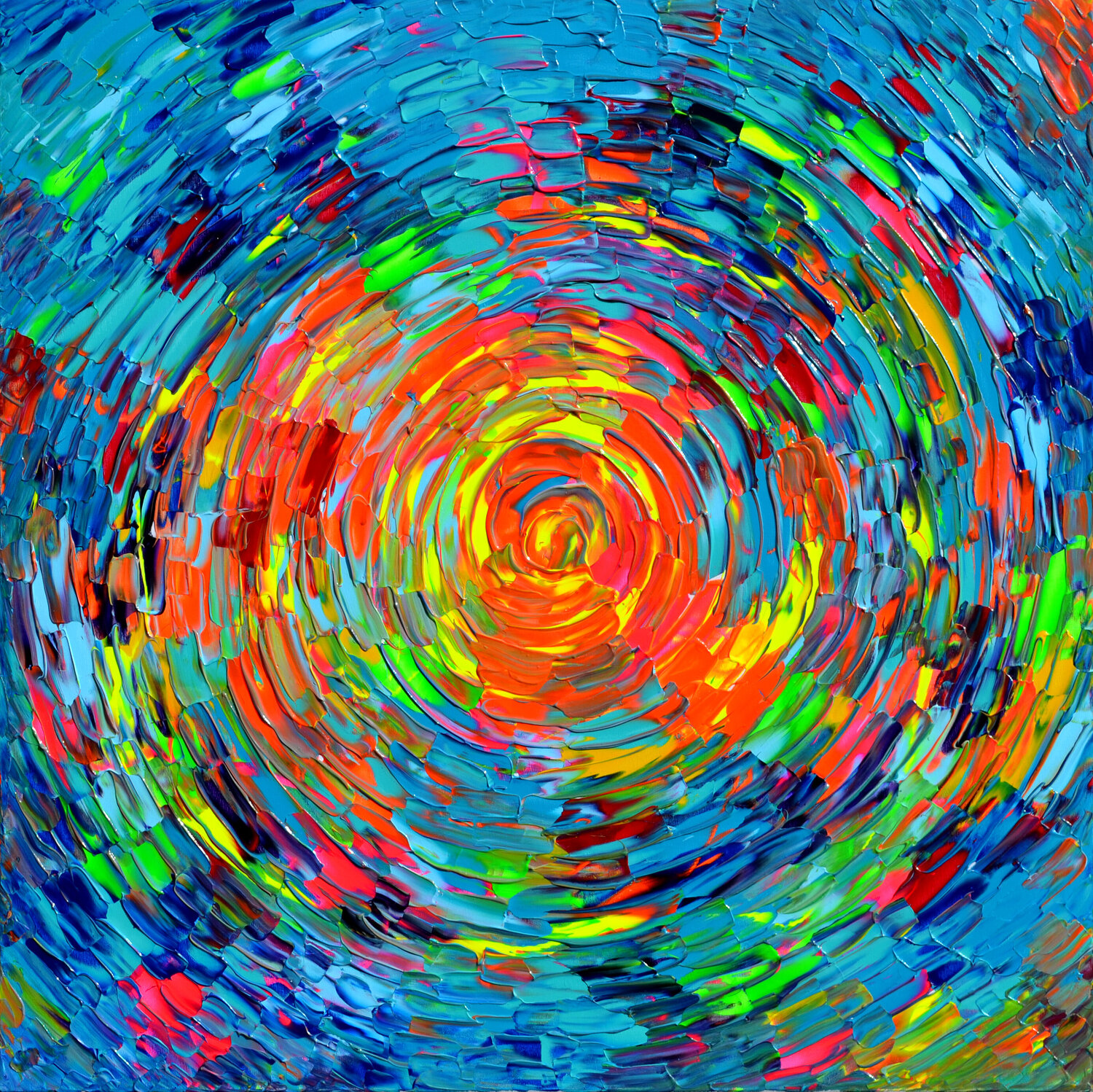 Gypsy Skirt Rounded in Paris - Palette Knife Reliefs by Tiberiu Soos ...