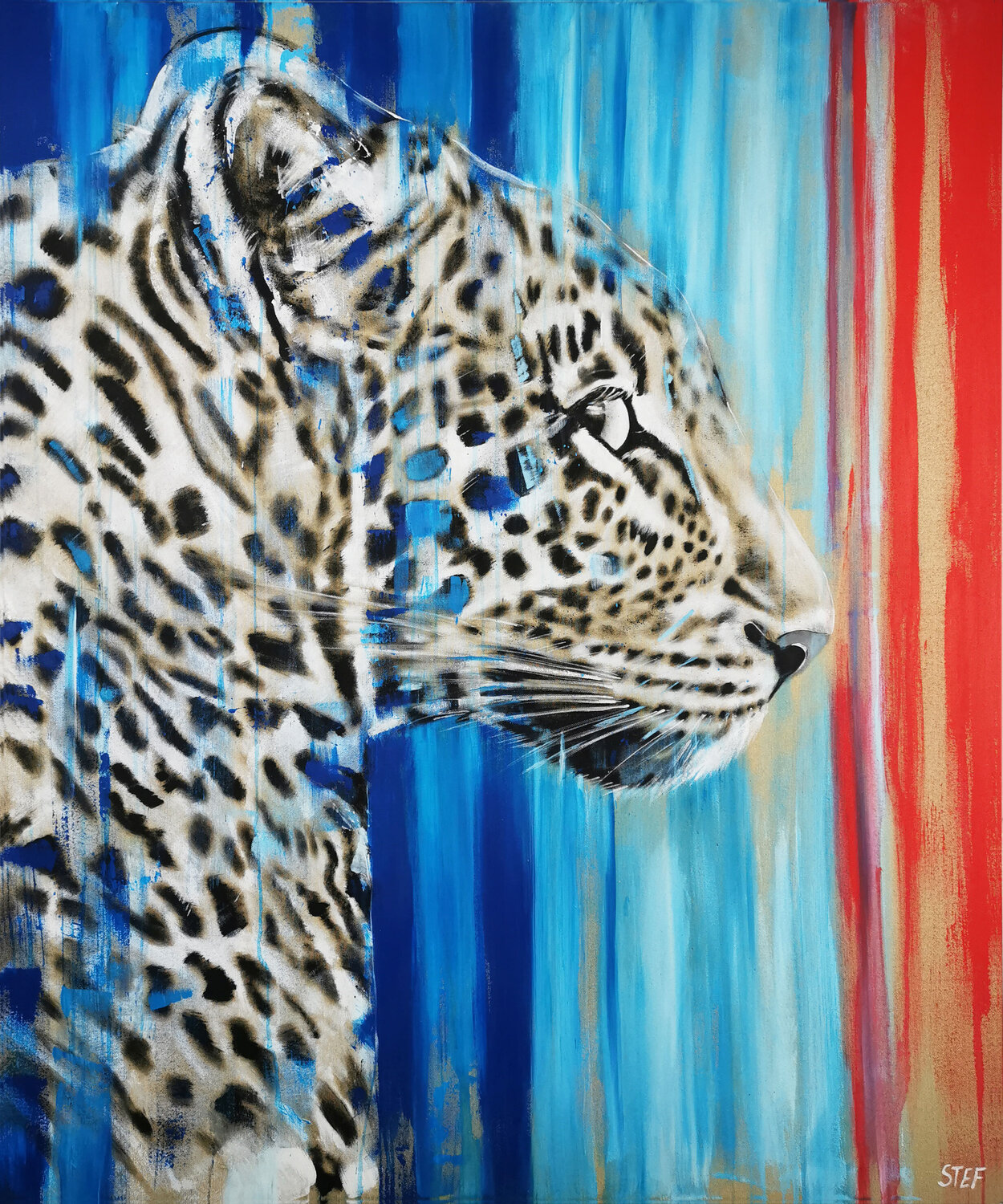 Leopard Painting Acrylic