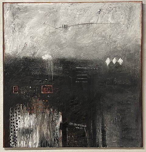 City... by Jan van der Ster (2010) : Painting Acrylic, Spray Paint on ...