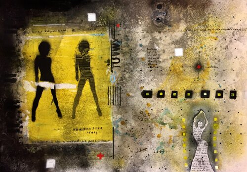 City... by Jan van der Ster (2010) : Painting Acrylic, Spray Paint on ...