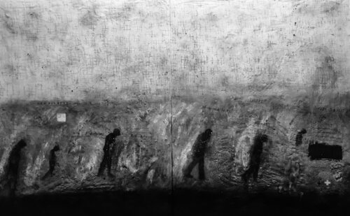 City... by Jan van der Ster (2010) : Painting Acrylic, Spray Paint on ...