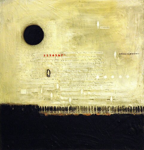 City... by Jan van der Ster (2010) : Painting Acrylic, Spray Paint on ...