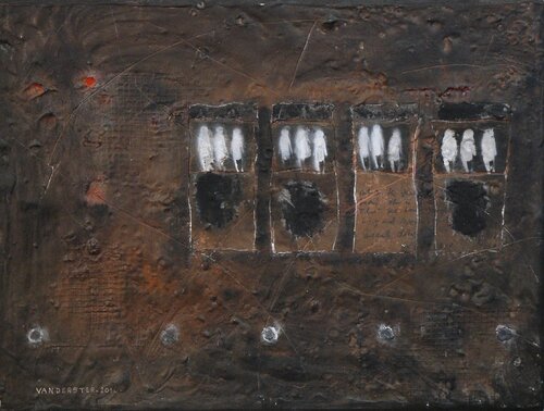 City... by Jan van der Ster (2010) : Painting Acrylic, Spray Paint on ...