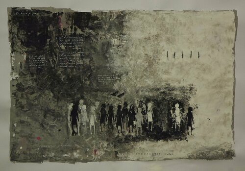 City... by Jan van der Ster (2010) : Painting Acrylic, Spray Paint on ...