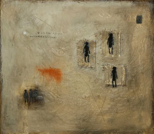 City... by Jan van der Ster (2010) : Painting Acrylic, Spray Paint on ...