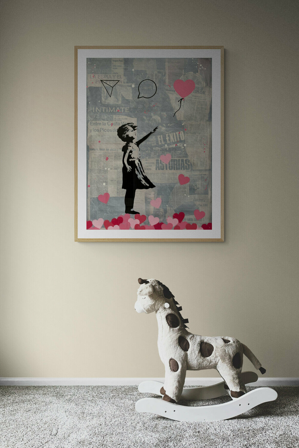 Banksy update available (EL EXITO) Pink de Michel Acosta Perez (2021 ...