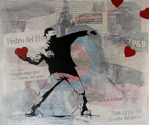 Banksy update available (El corazón de París) 2 von Michel Acosta Perez ...