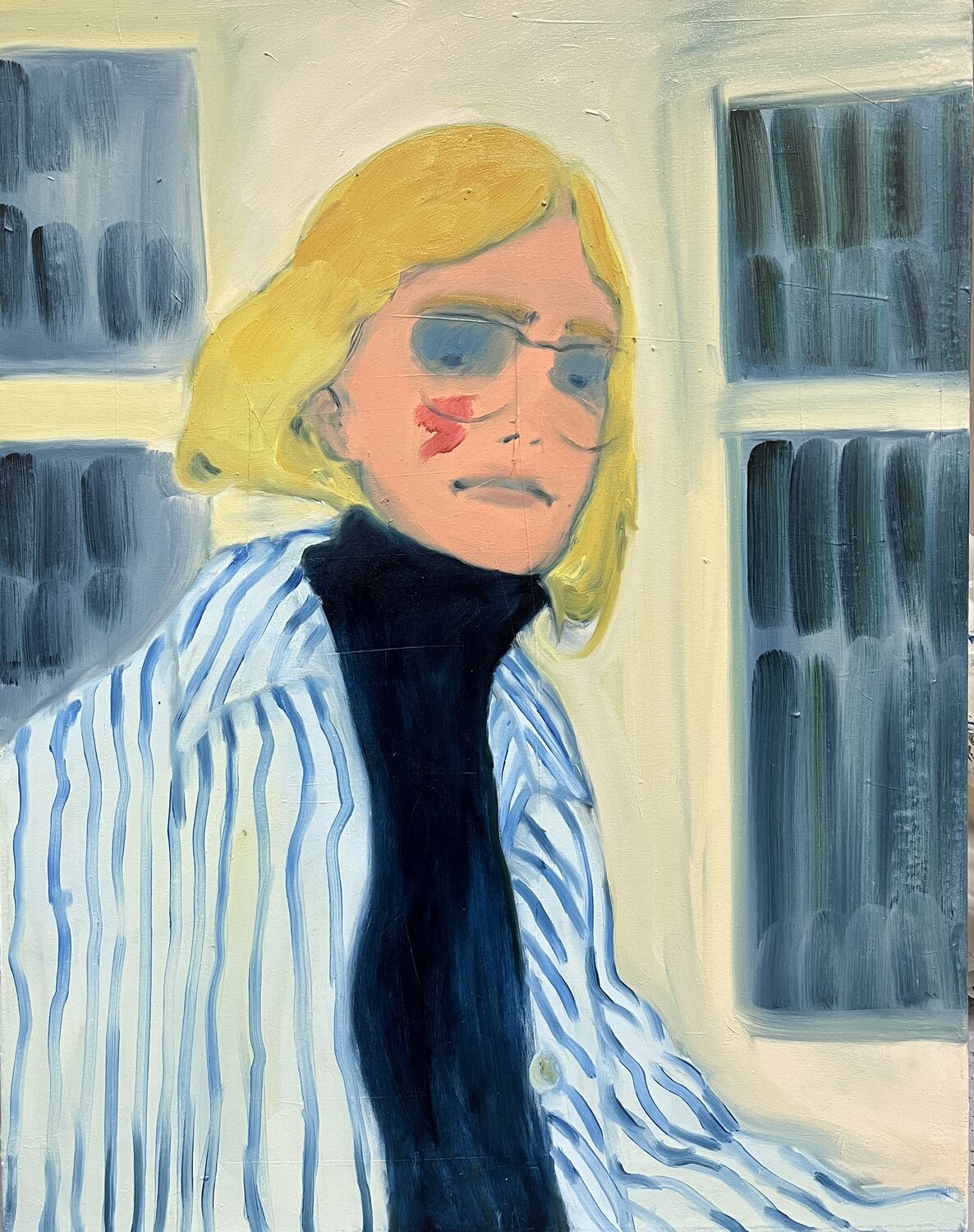 Studio Portrait by Sofia Efremenko (2023) : Painting Oil on Canvas - Singulart