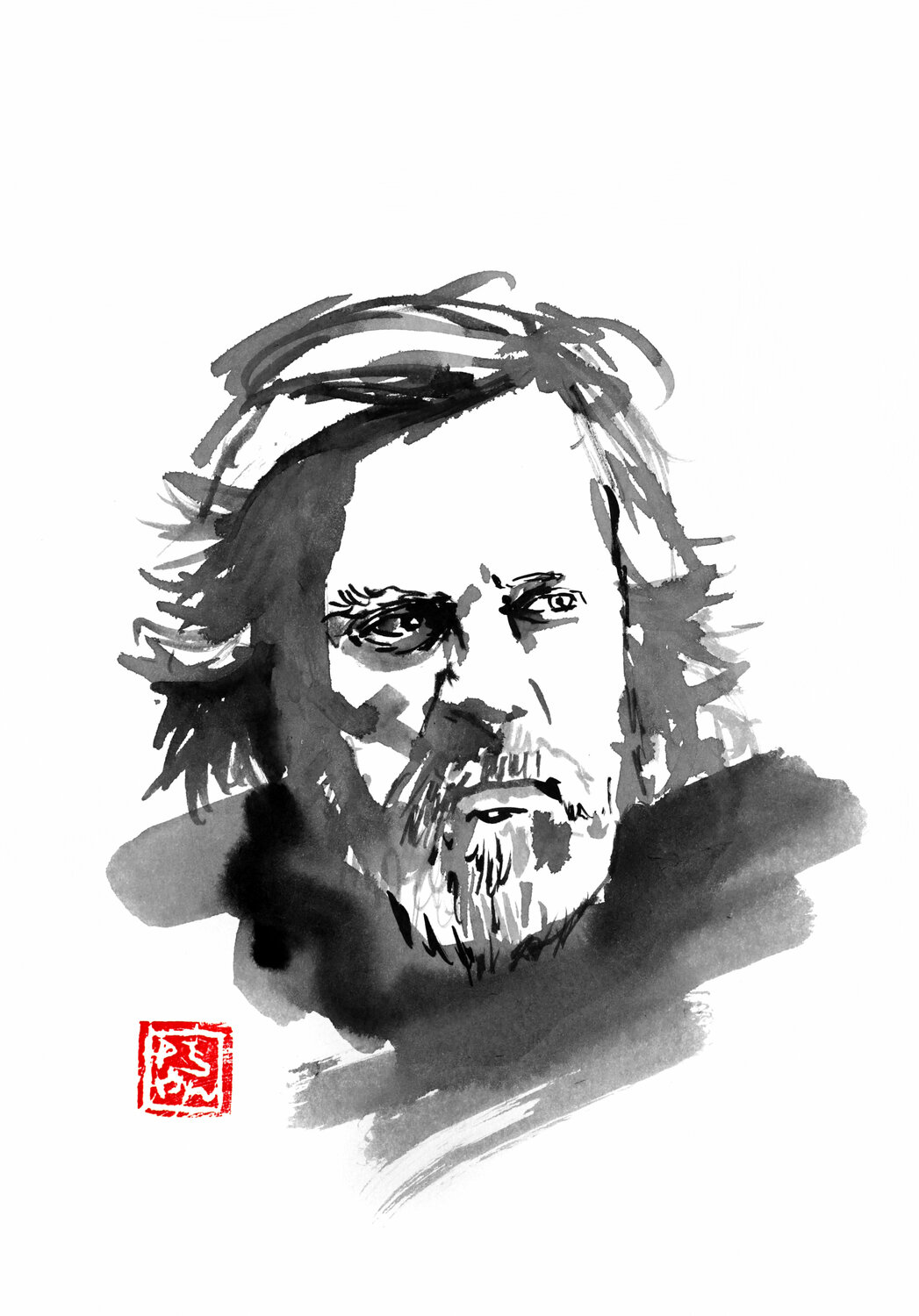 Old Luke Skywalker Art