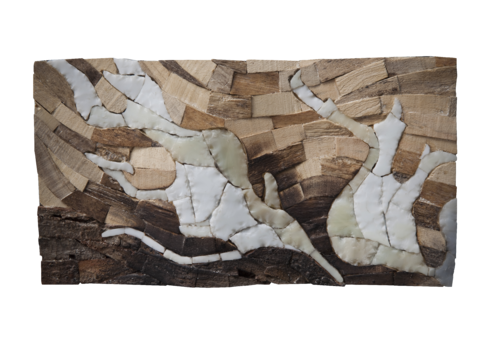 Water Serpent by Aaron Laux (2022) : Sculpture Wood, Paper - Singulart