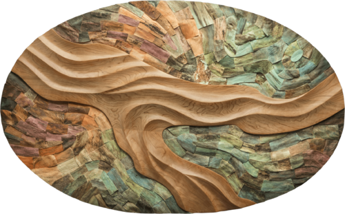 Water Serpent by Aaron Laux (2022) : Sculpture Wood, Paper - Singulart