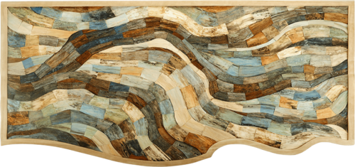 Water Serpent by Aaron Laux (2022) : Sculpture Wood, Paper - Singulart