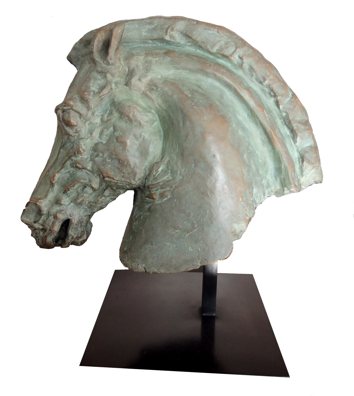 Bucéphale de Agnès Aubert (N.D): Escultura Bronce - Singulart
