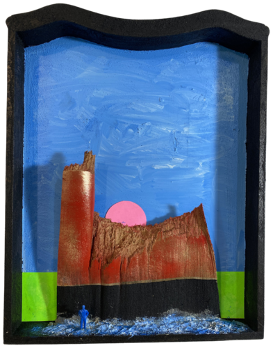 PINK MOON RISING by Aleks Rosenberg (2024) : Sculpture Cement, Objects ...