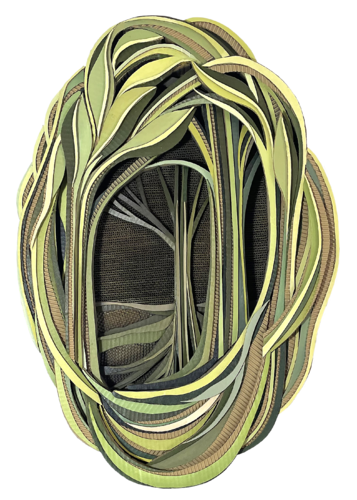 Embraced by Mark Wiesner (2022) : Sculpture Objects, Cardboard - Singulart