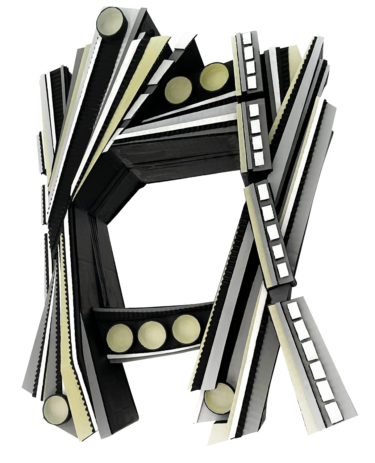 Graffiti Mirror 1 by Mark Wiesner (2021) : Sculpture Cardboard, Mirror ...