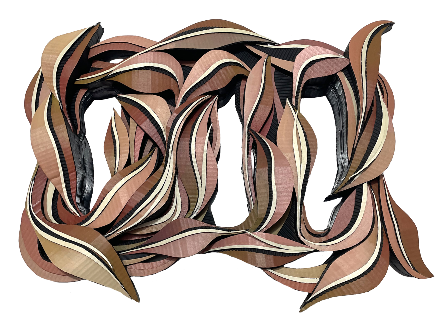 Hidden Reflections by Mark Wiesner (2022) : Sculpture Cardboard, Mirror ...