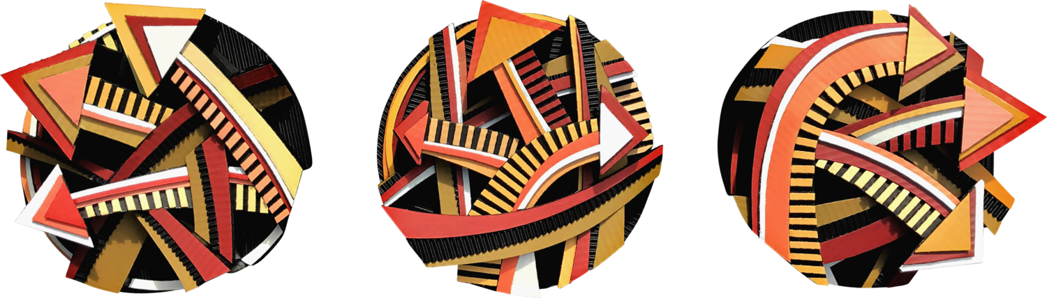 Signs of the Times ~ Triptych by Mark Wiesner (2020) : Sculpture ...