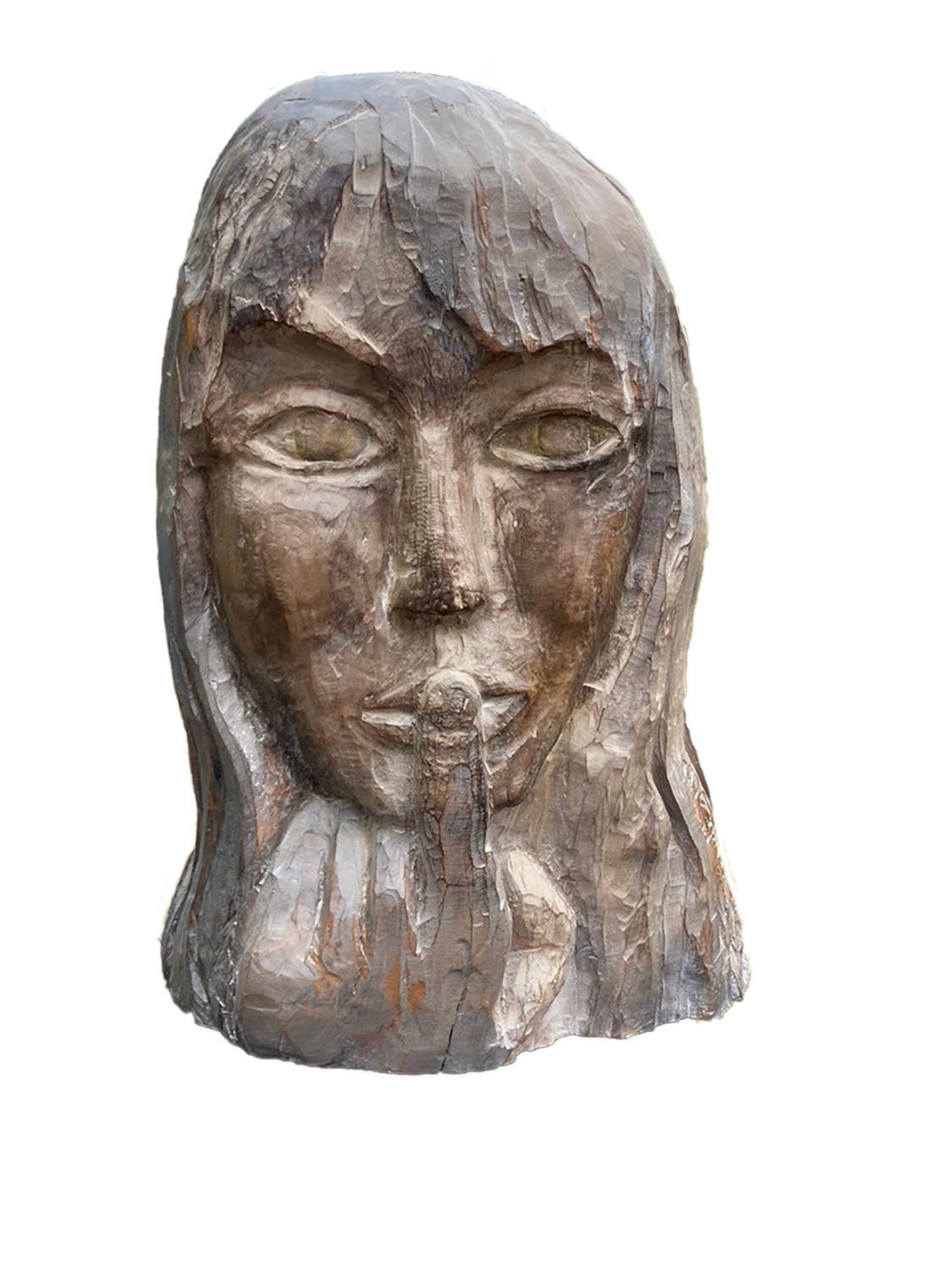 Chut by Martine Magritte (2021) : Sculpture Wood - Singulart