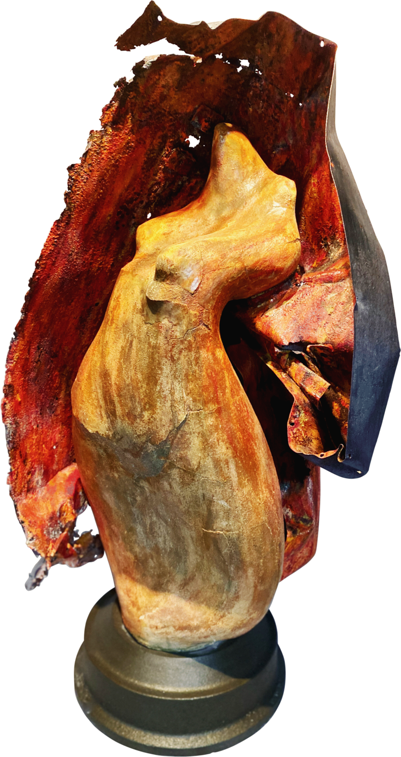 Pelé, Goddess of Fire by Steven Klinsky (2016) : Sculpture Clay - SINGULART