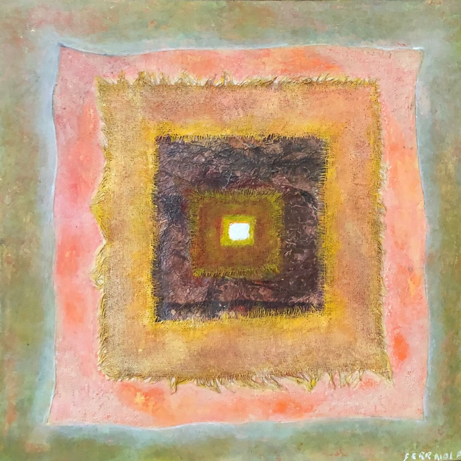 Omaggio al quadrato von Guglielmo Ferraiola (2023): Skulptur Acryl ...