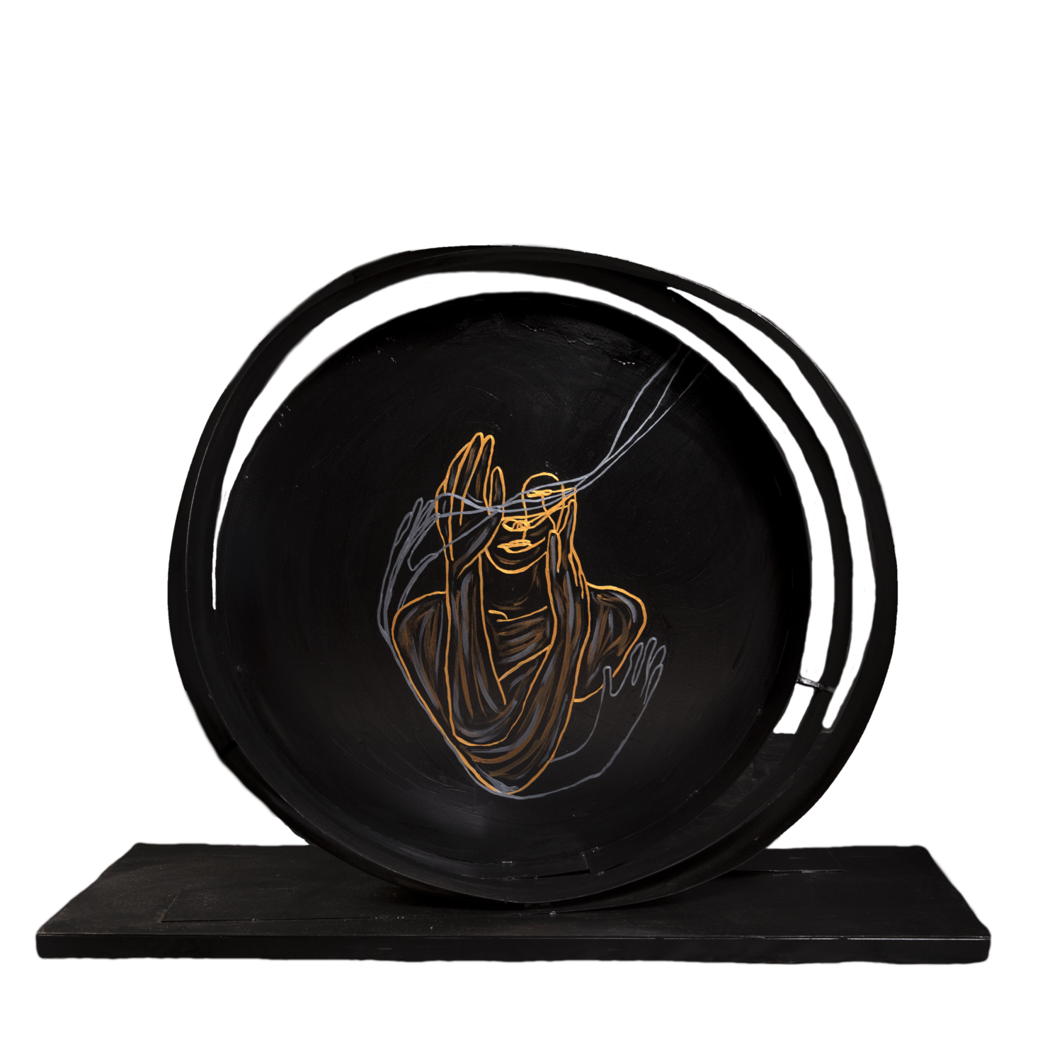 Energy IX by Juca Maximo (2021) : Sculpture Acrylic, Cast Iron - Singulart