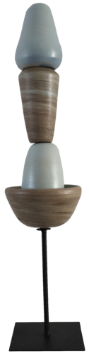 Ceramic sculpture tower N°03 by Koen Lybaert (2022) : Sculpture Clay ...