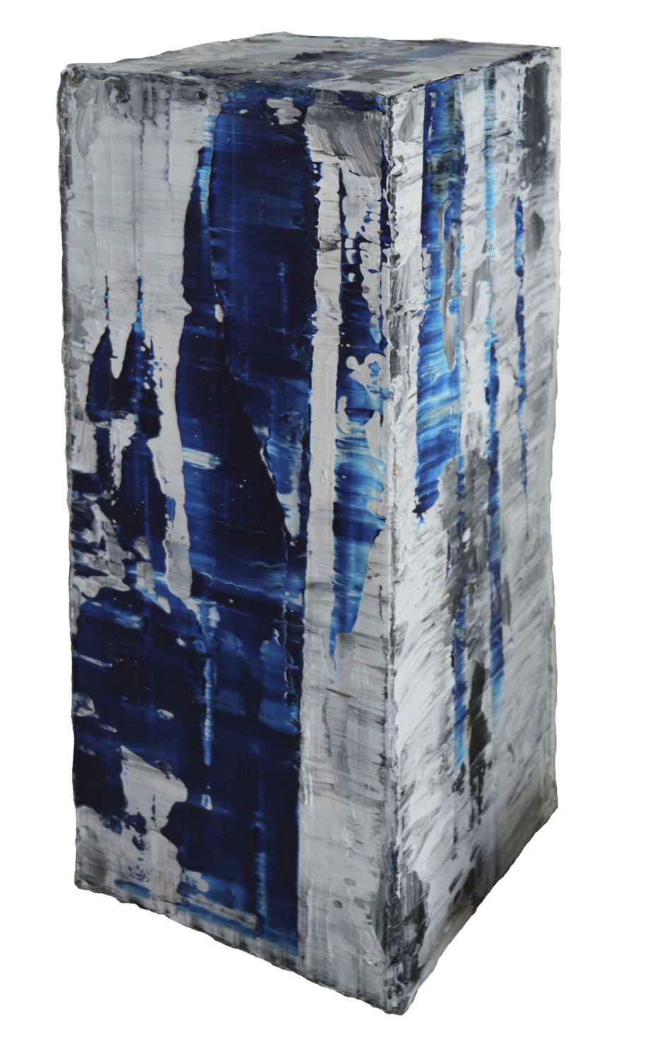 Abstract Block 004 von Koen Lybaert (2021): Skulptur Holz - Singulart