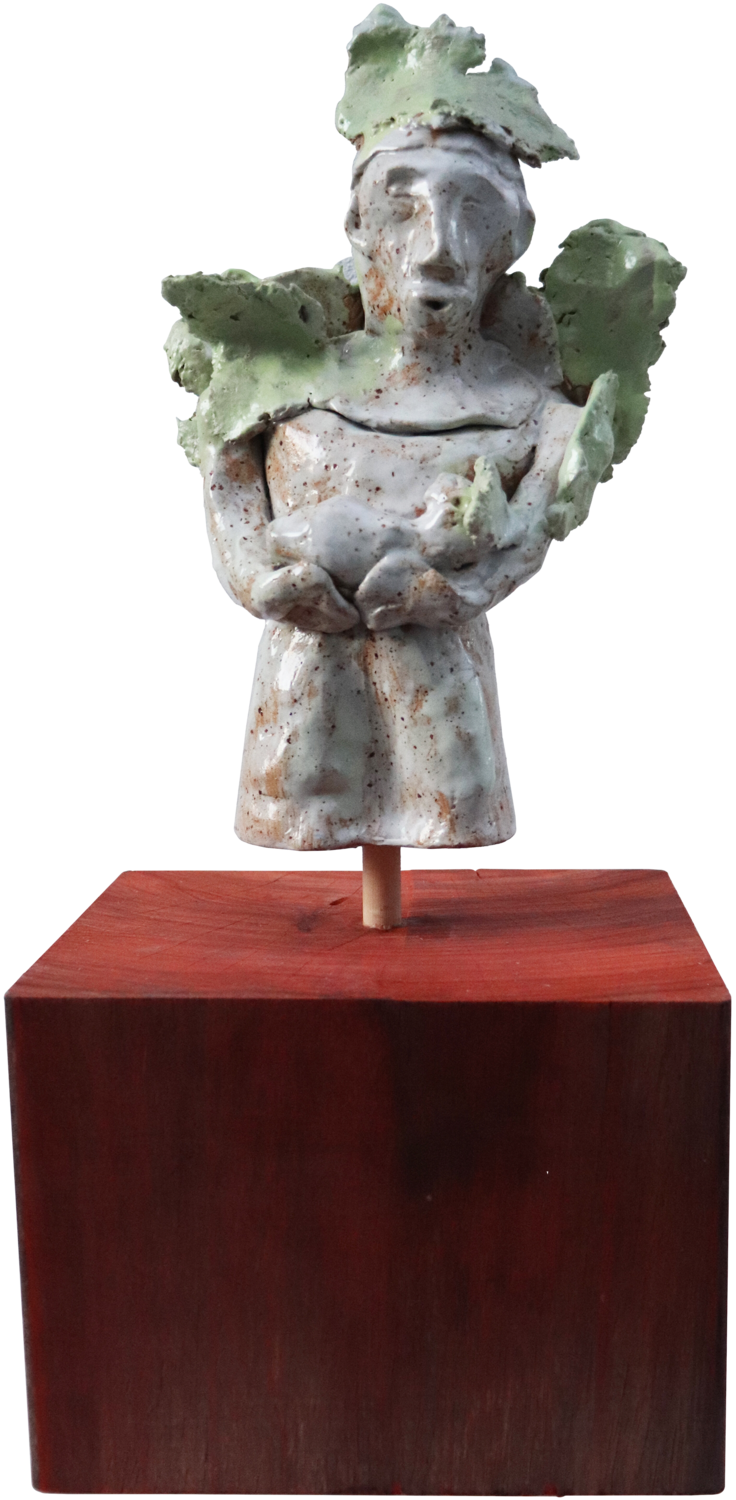 Mother with child by Koen Lybaert (2022) : Sculpture Clay - Singulart