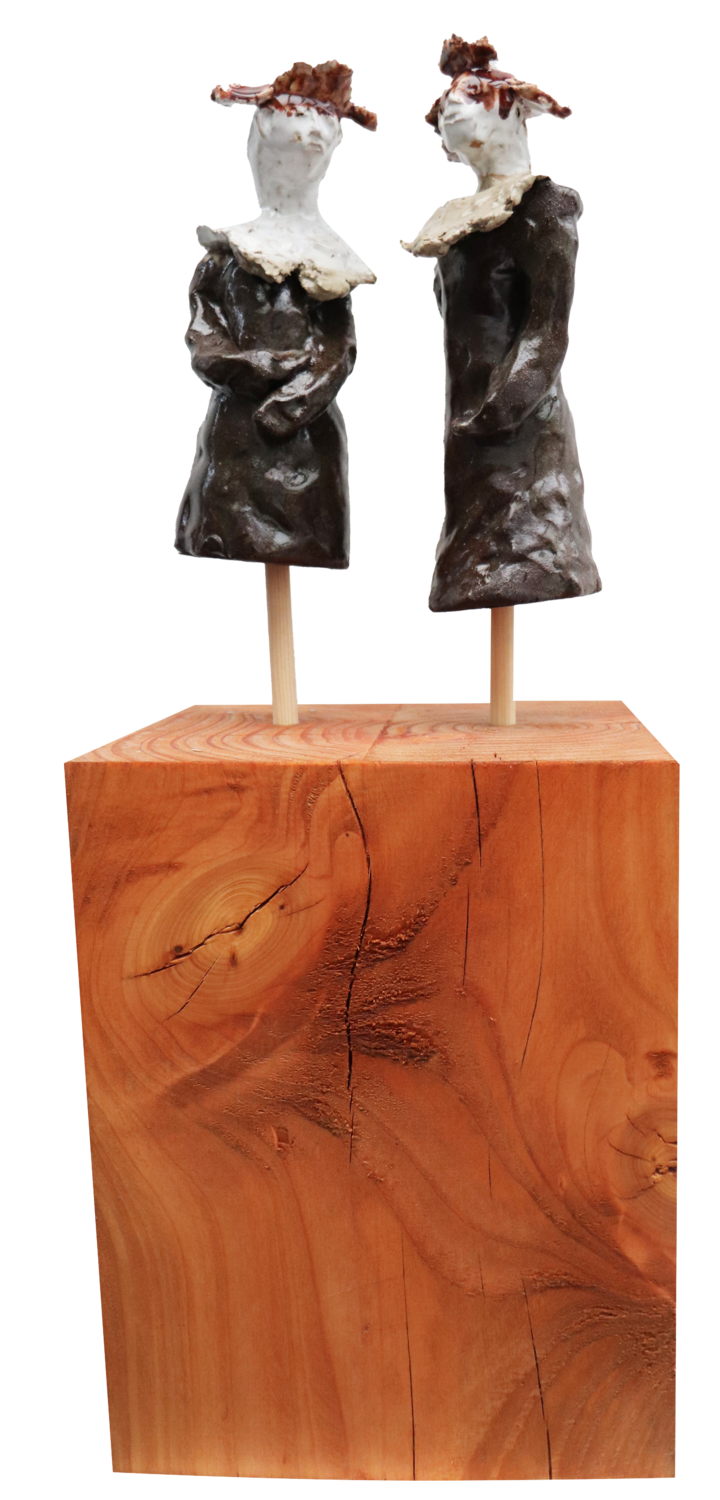 Parisian girls by Koen Lybaert (2023) : Sculpture Clay - Singulart