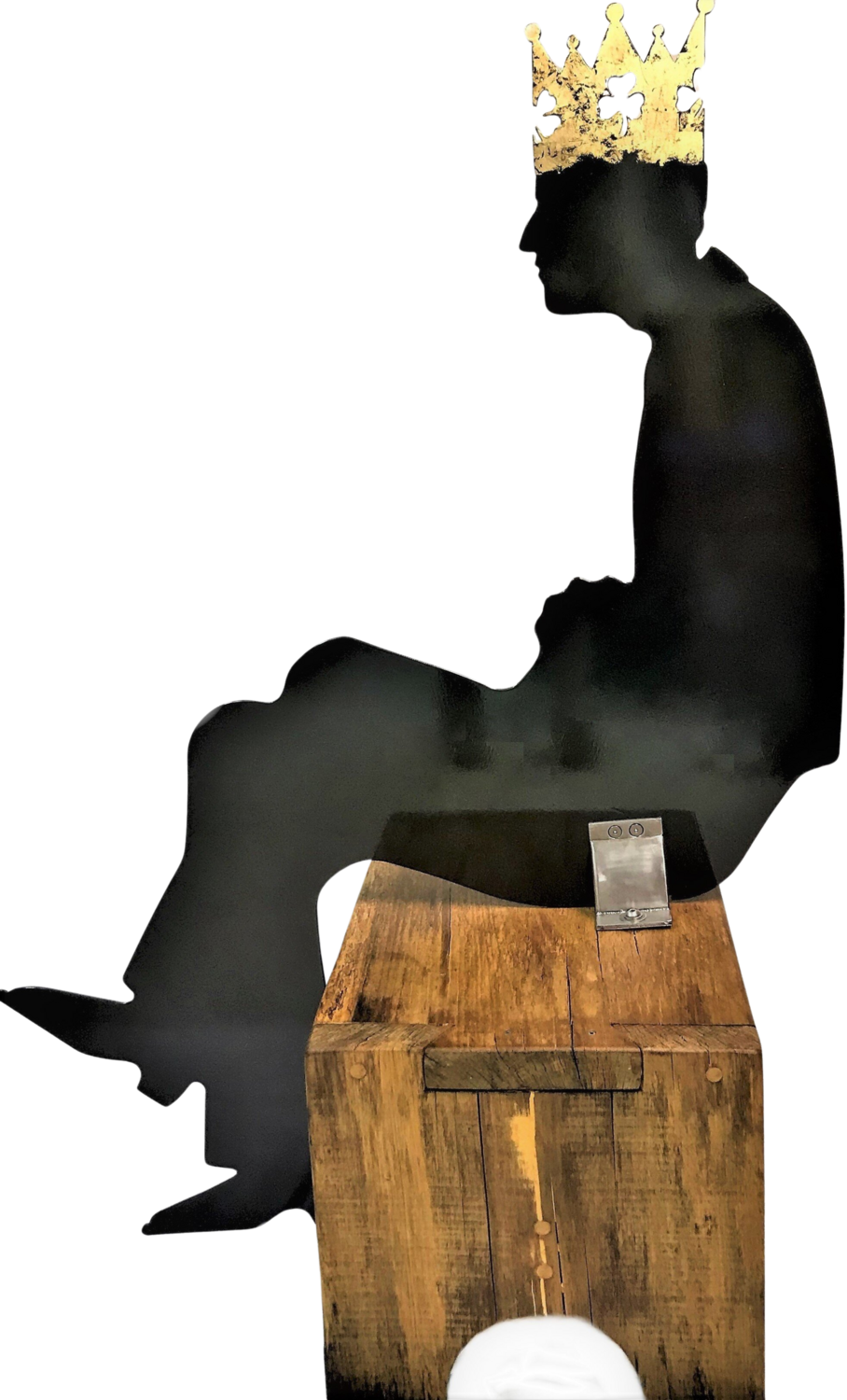 IRISH KING WATCHER by Jim Collins (2022) : Sculpture Stainless Steel ...