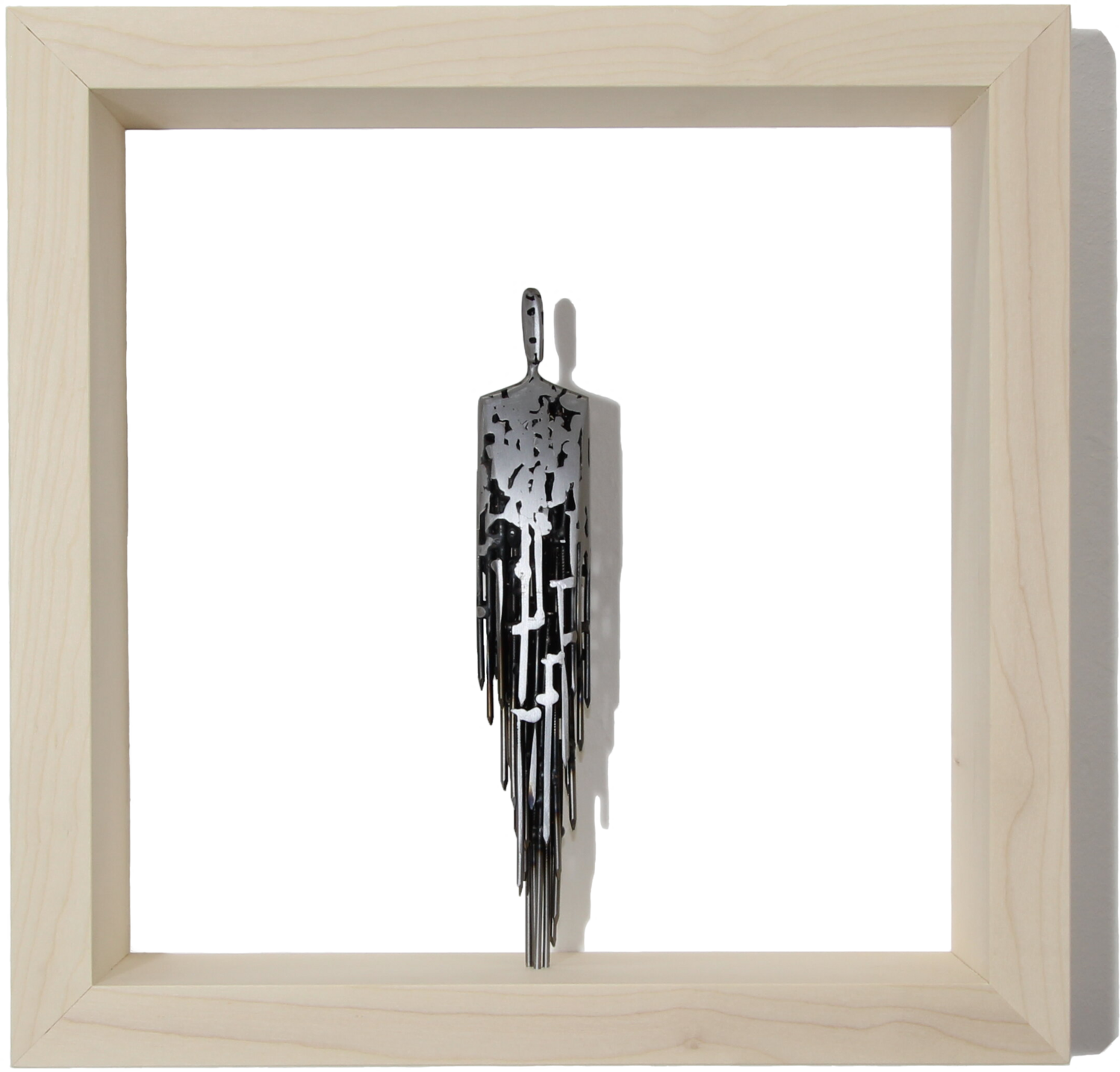 human nails WALL II by Manfred Hellweger (2022) : Sculpture Wood, Steel ...