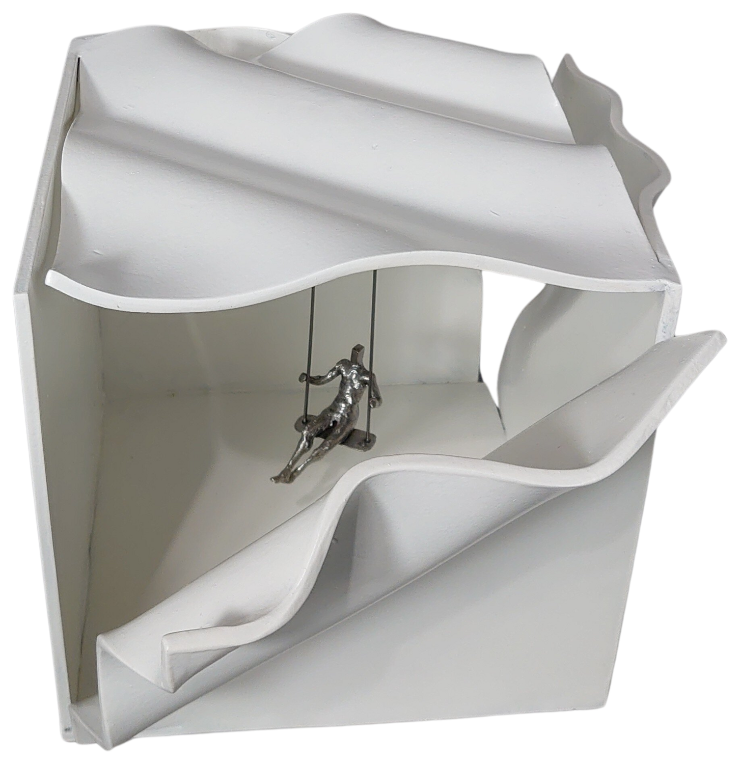 Windy box by Achezegag (2024) : Sculpture Steel - Singulart