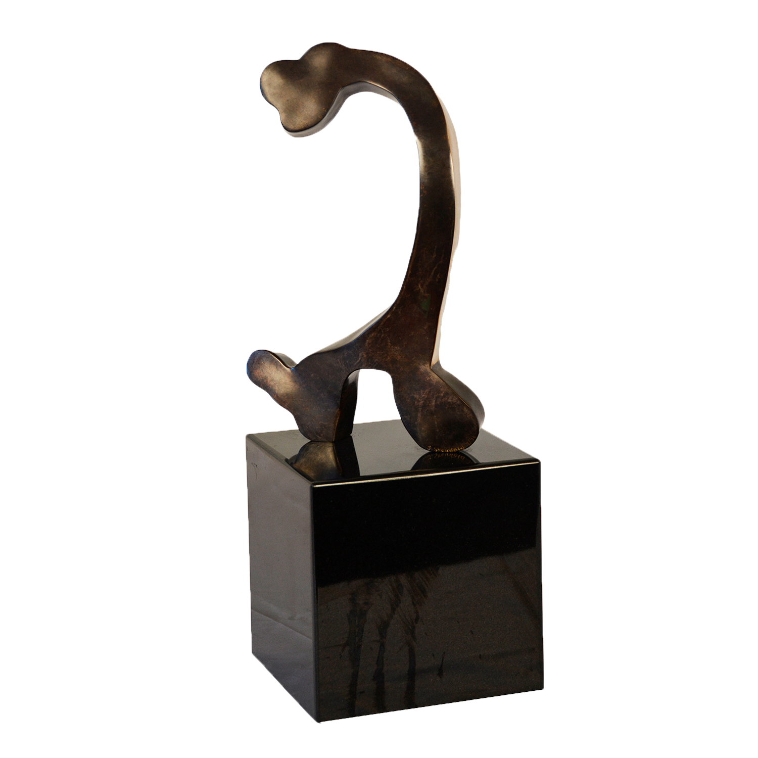 The Third Hebrew Letter Gimel in cast bronze on granite by Joyce ...