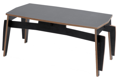 Folding F3 Table/Bench von Ken Landauer (N.D): Tische Holz - SINGULART