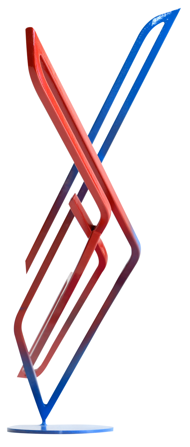 the masks we wear by Luke Neil (2022) : Sculpture Steel - Singulart