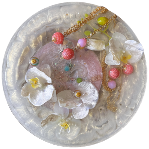 Innocence-Freestanding Resin Sculptural Medallion by Julia Hacker (2024 ...