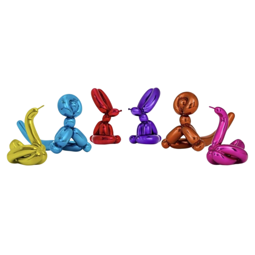 Jeff Koons Balloon Animals - Collector's Set (Rabbit, Monkey and Swan ...