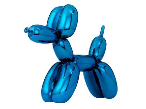 Balloon Dog - orange by Jeff Koons (2017) : Sculpture Steel, Ceramics ...
