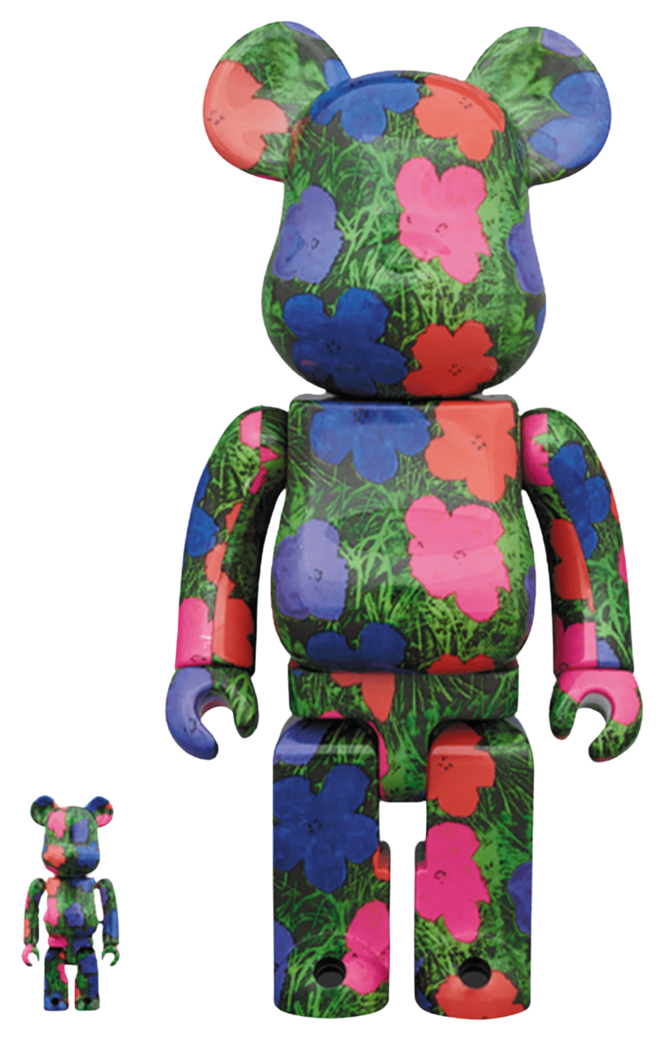 Be@rbrick – Andy Warhol Flowers (400% + 100%) by Andy Warhol (2020 ...