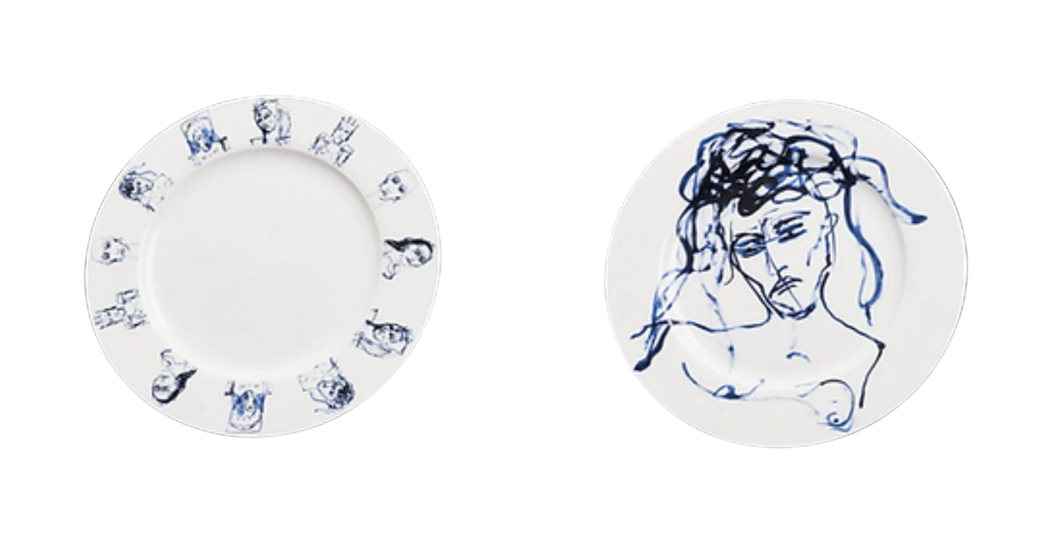 Tracey Emin Plate Design 1 and 2 de Tracey Emin (2024) : Sculpture ...