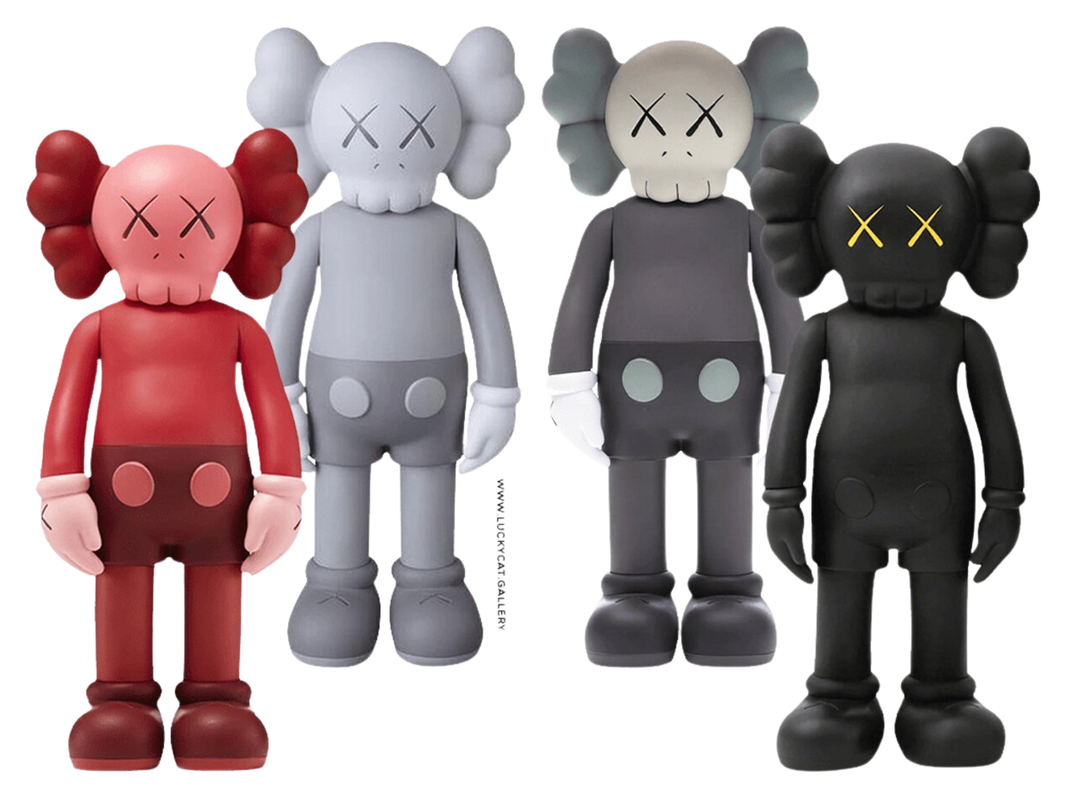 KAWS – Companion (Set of 4) de KAWS (2017): Escultura Objetos, Plástico ...