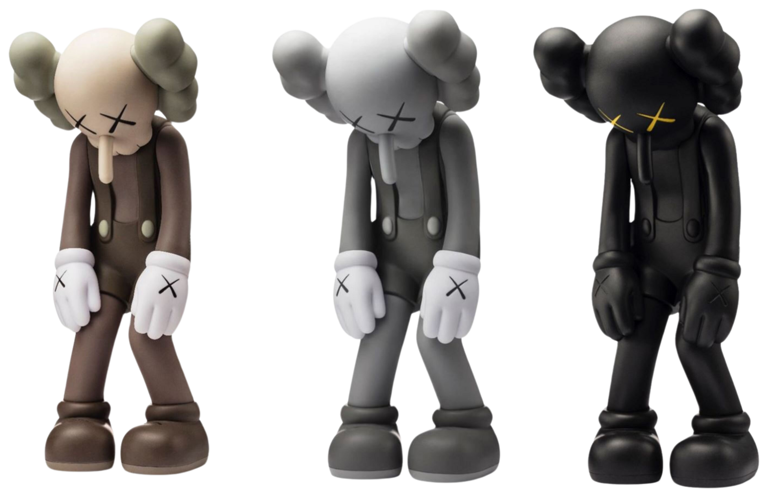 3 figurines Small lie by KAWS (2020) : Sculpture Resin, Objects - Singulart