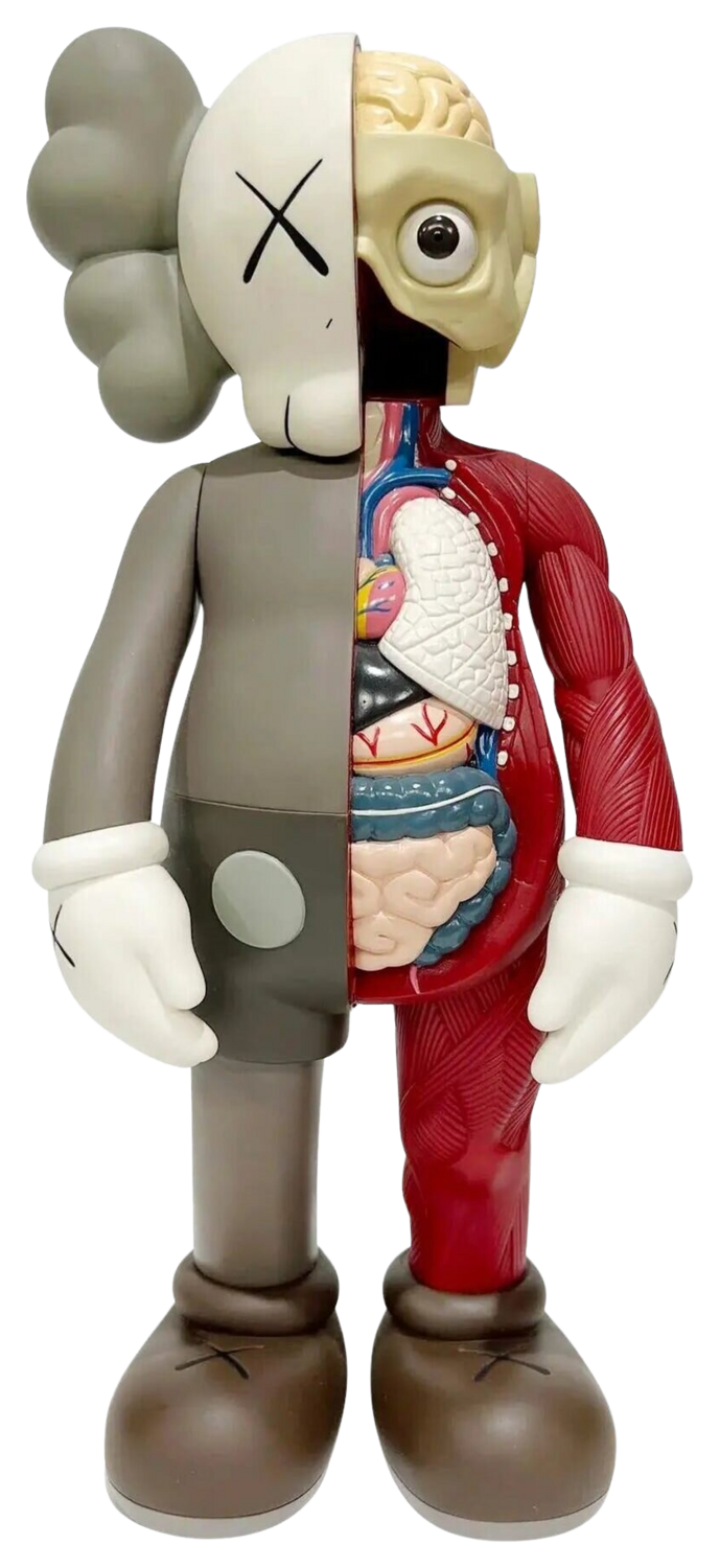 Dissected Companion Brown de KAWS (2006): Escultura Otros materiales ...