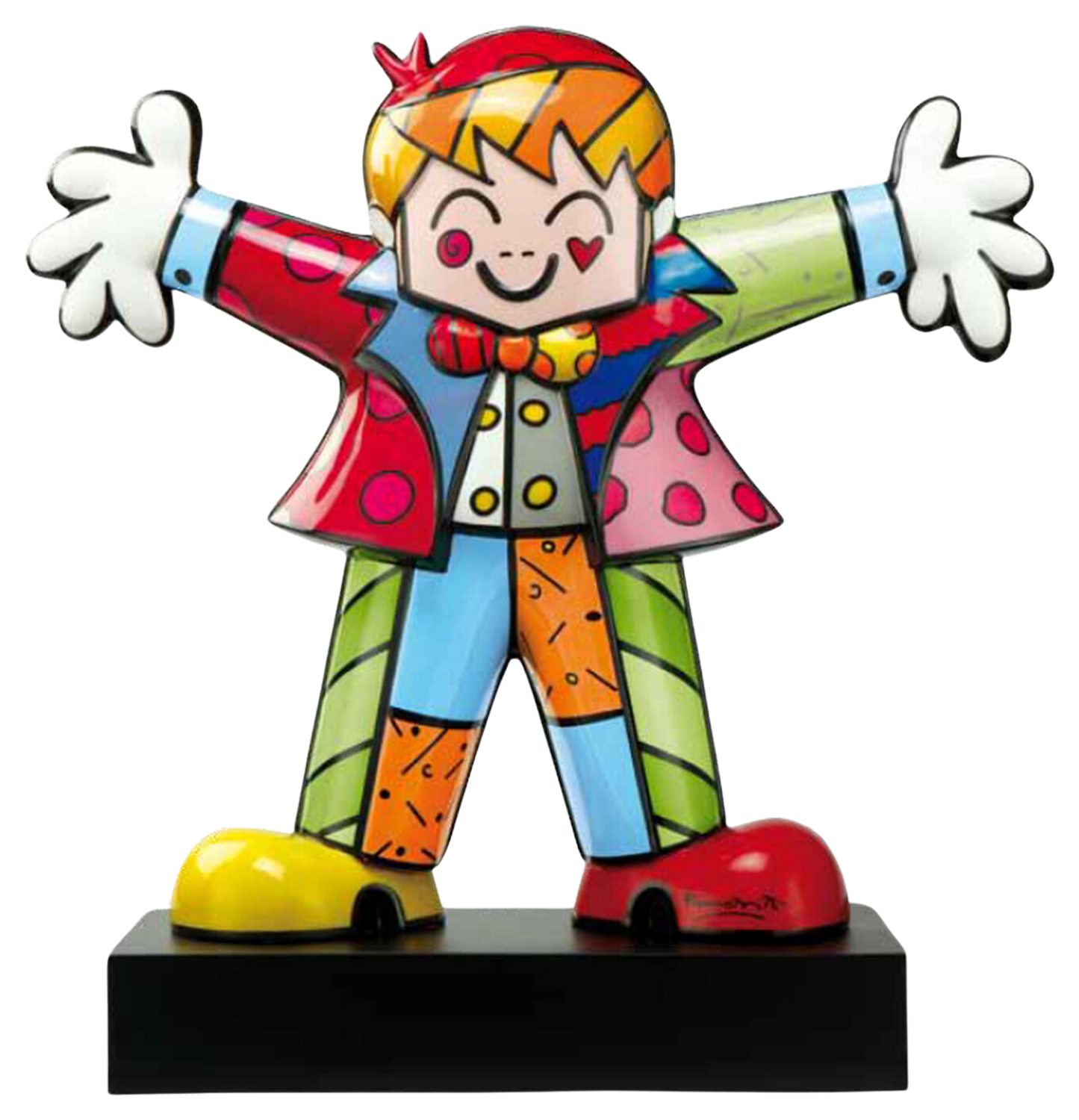 Hug Too by Romero Britto (2013) : Sculpture Ceramics - Singulart