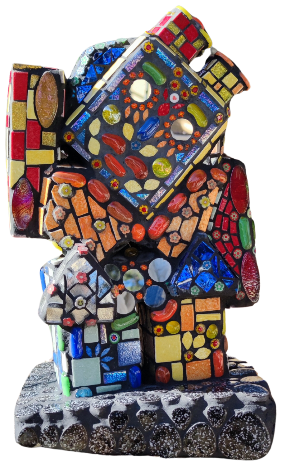 Petit robot rigolo -Sculpture en mosaïque - robot gamer- robot en ...