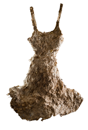 Abaca Dress by Susan Freda (2018) : Sculpture Textile, Paper - Singulart