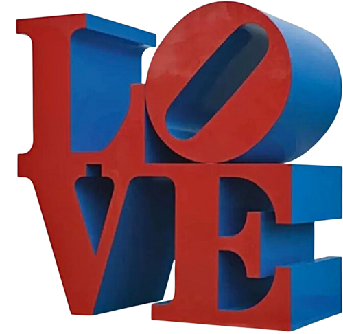 LOVE de Robert Indiana (N.D) : Sculpture Aluminium - Singulart