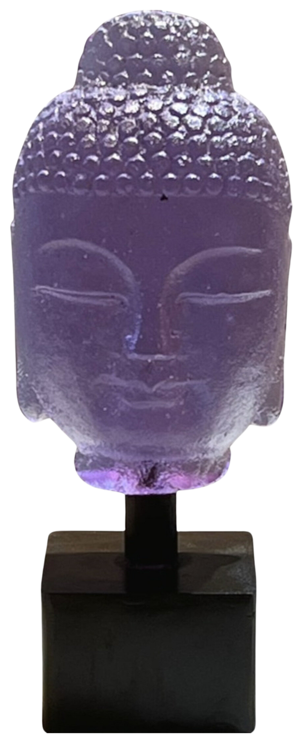 Mini Buddha Lavender by Marlene Rose (2022) : Sculpture Stainless Steel - SINGULART